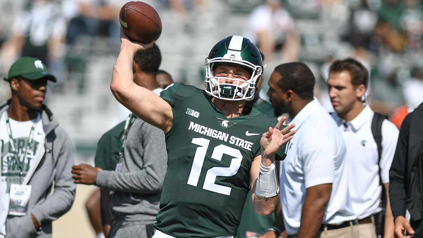 Backup QB Rocky Lombardi named Michigan State's starting punter ...