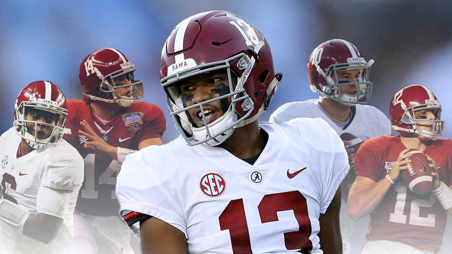 Alabama QBs look on as Tua Tagovailoa makes history - Sports Illustrated