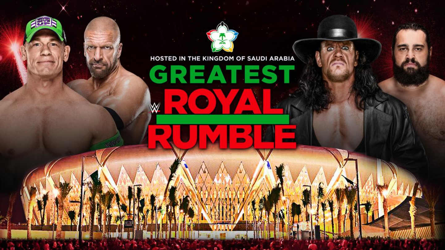 WWE Greatest Royal Rumble: Start time, match card, run time - Sports ...