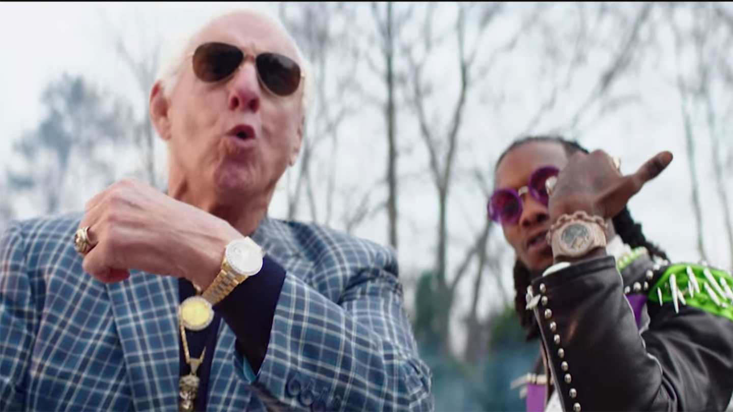 Watch: Ric Flair in Ric Flair Drip music video by 21 Savage - Sports ...