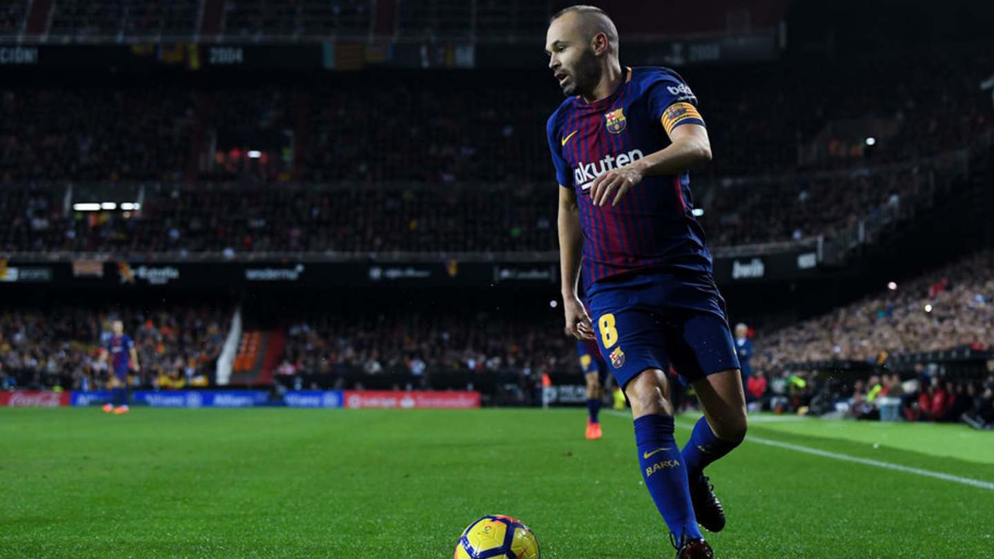 Barcelona Captain Andres Iniesta Among List of Absentees for Copa del ...
