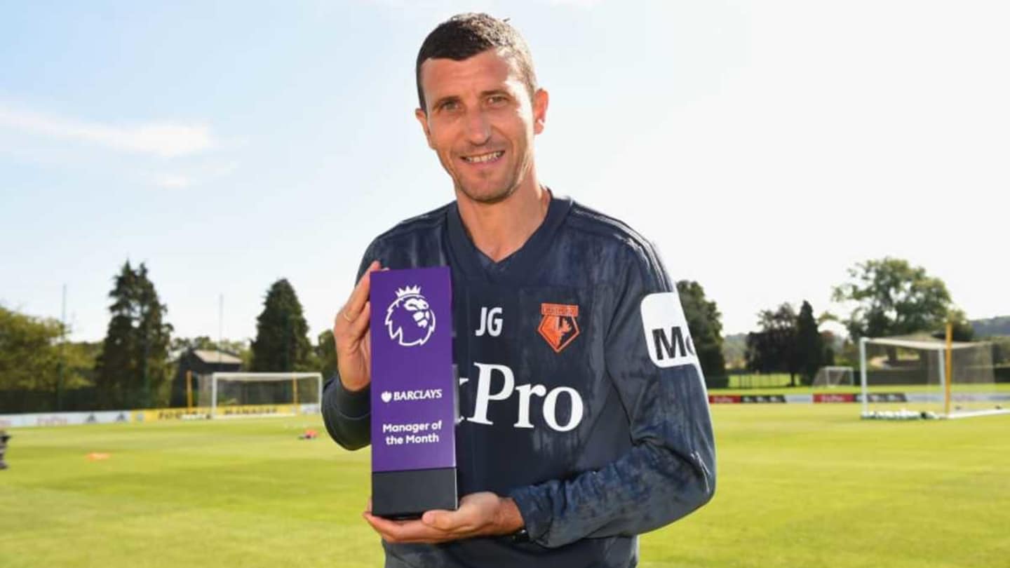 Watford Boss Javi Gracia Named Premier League Manager of the Month for ...