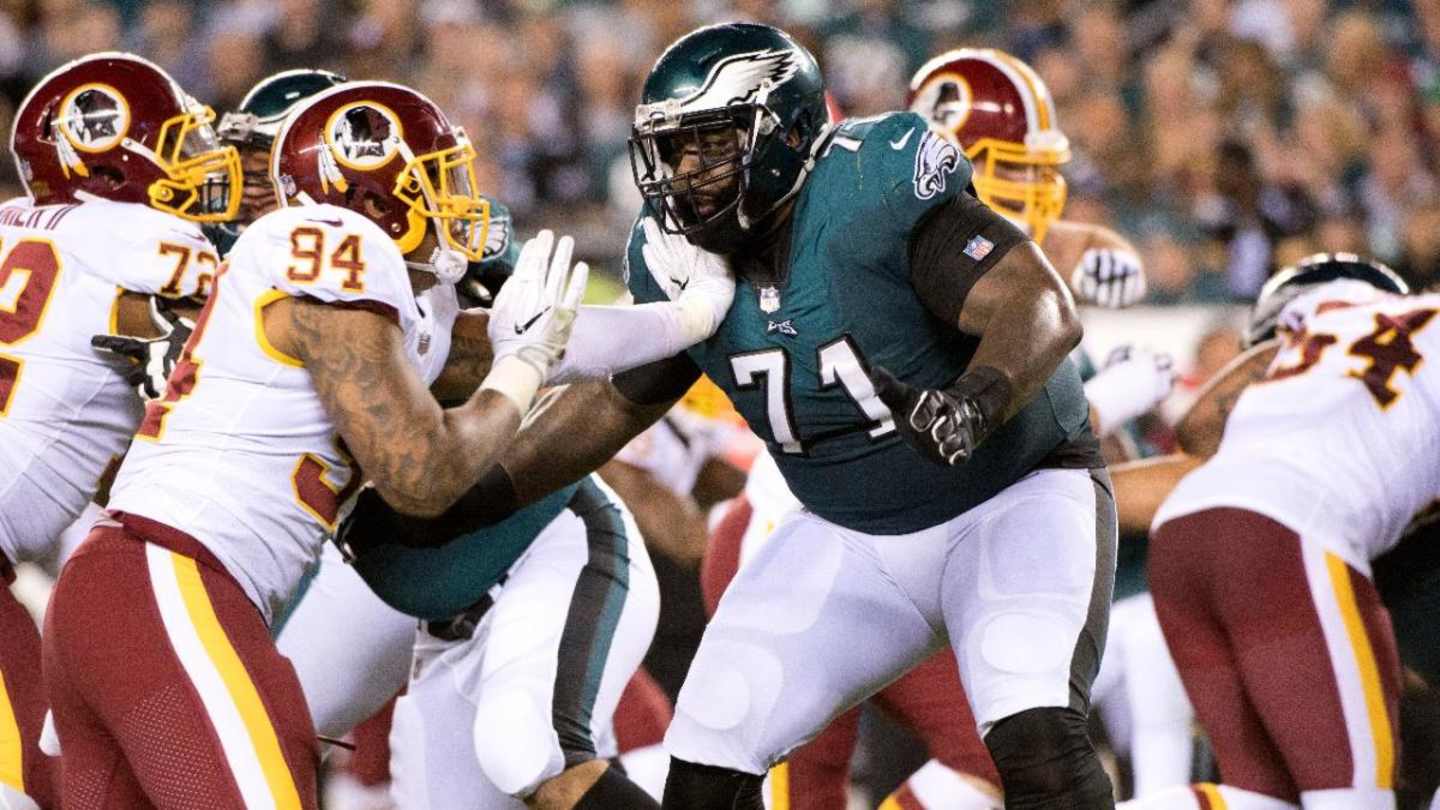 Eagles' Jason Peters carted off field with leg injury - Sports Illustrated