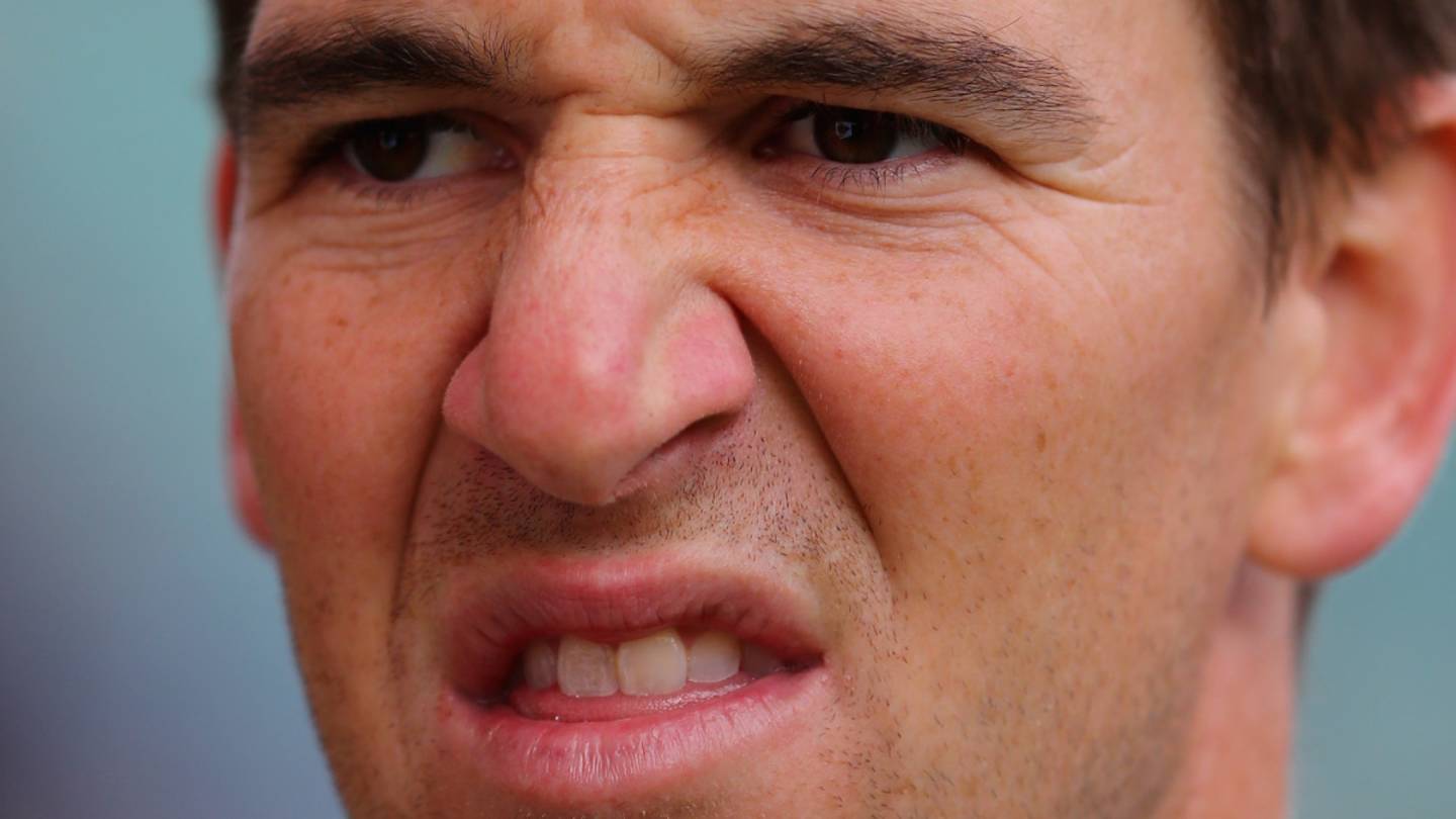 New York Giants Eli Manning 'Manning Face' - Sports Illustrated