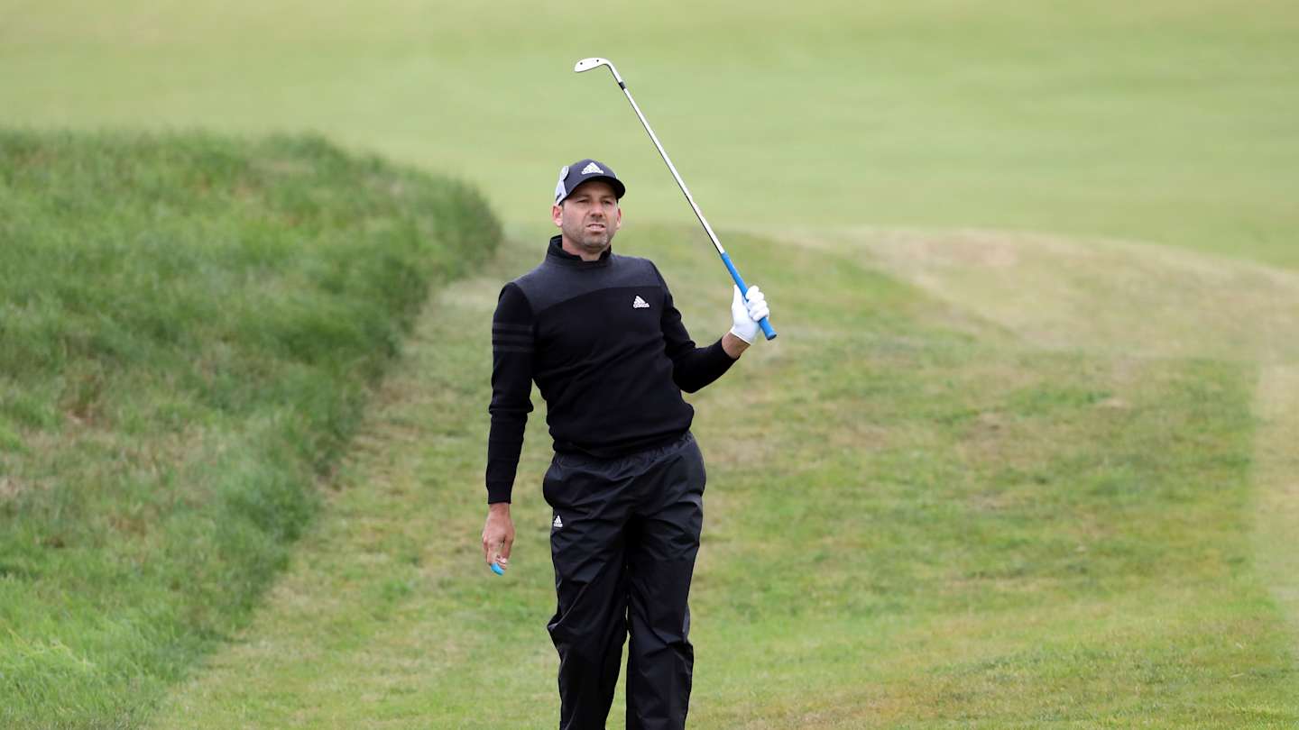 Club rage: Garcia gets angry, hurts shoulder at British Open - Sports ...