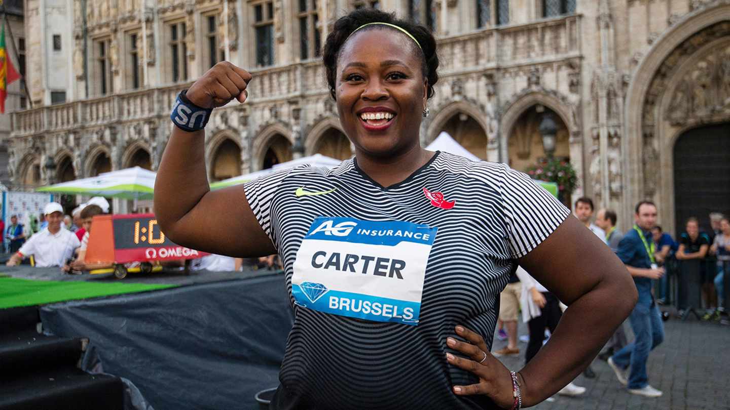 Olympic shot putter Michelle Carter on mental edge, Rio - Sports ...