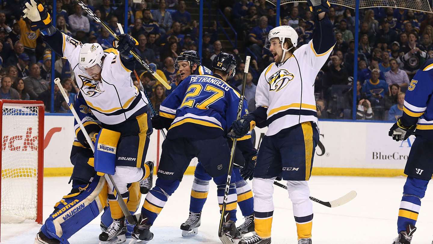 NHL Playoffs: Vernon Fiddler wins it for Predators in series opener ...