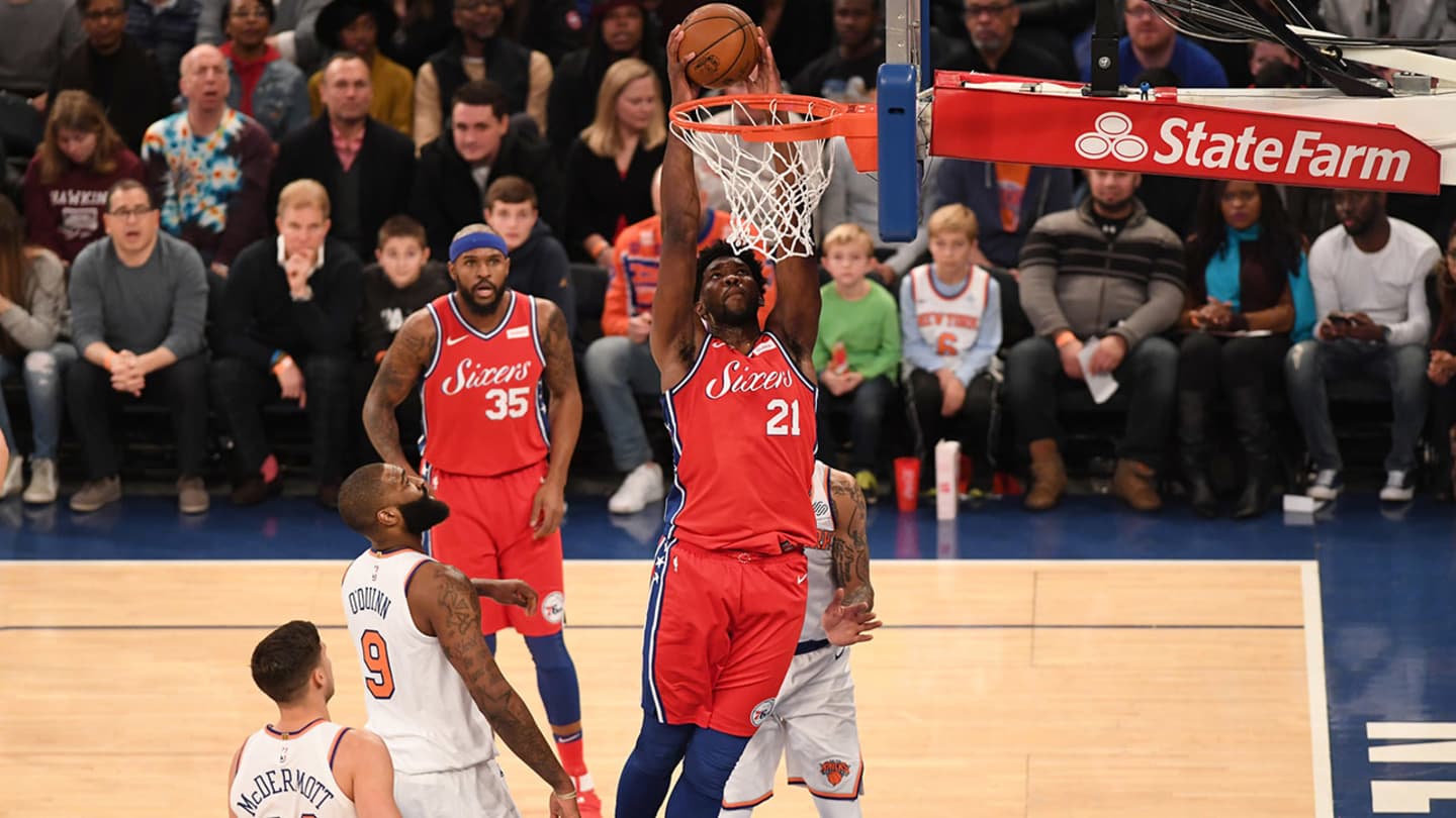 NBA Christmas: Joel Embiid, Sixers Outlast Knicks In Opener - Sports ...