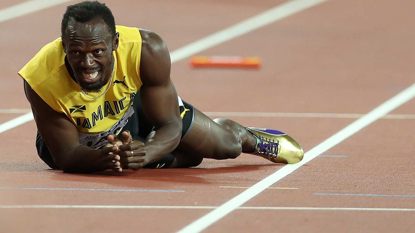 Usain Bolt tore his hamstring in final race at world championships ...