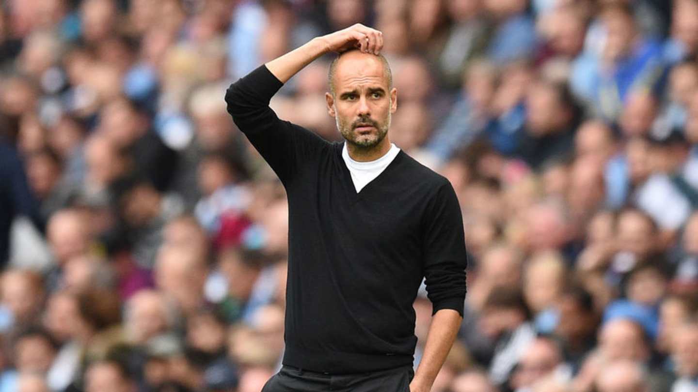 Pep Guardiola gives tactical instruction to Man City ball boy - Sports ...