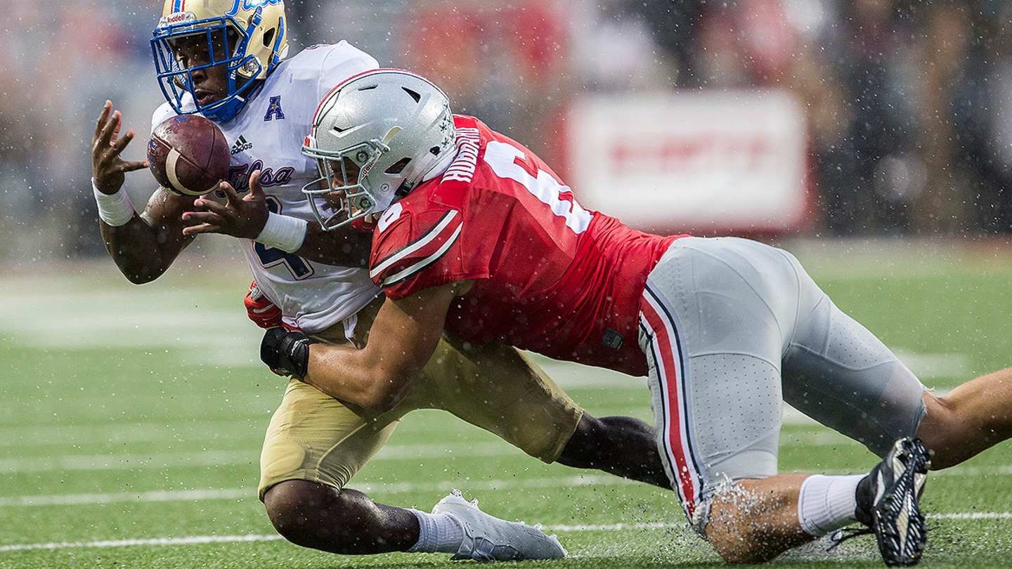 How college football is teaching tackling in targeting era - Sports ...