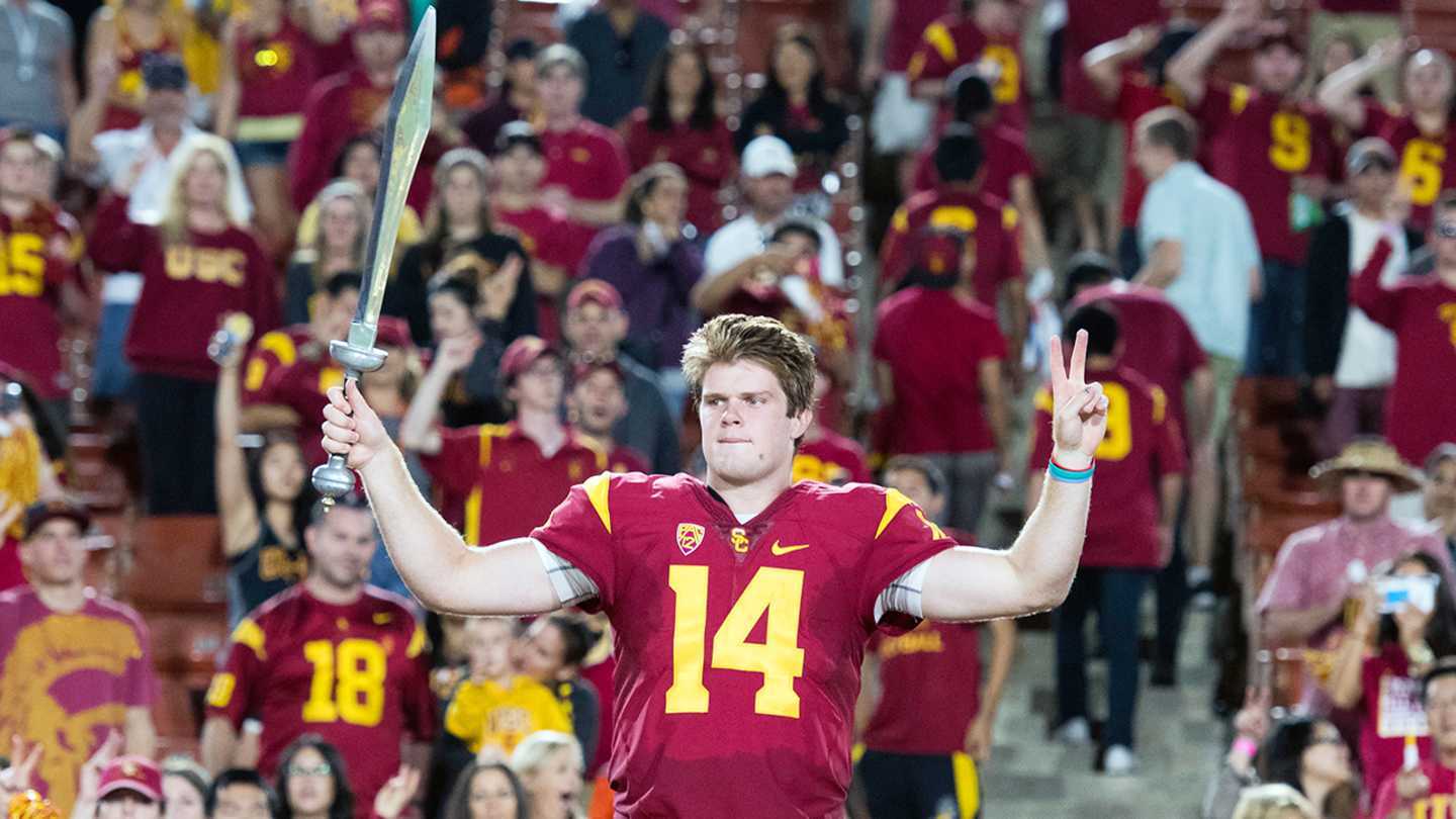 USC football: Sam Darnold not bothered by big expectations - Sports ...