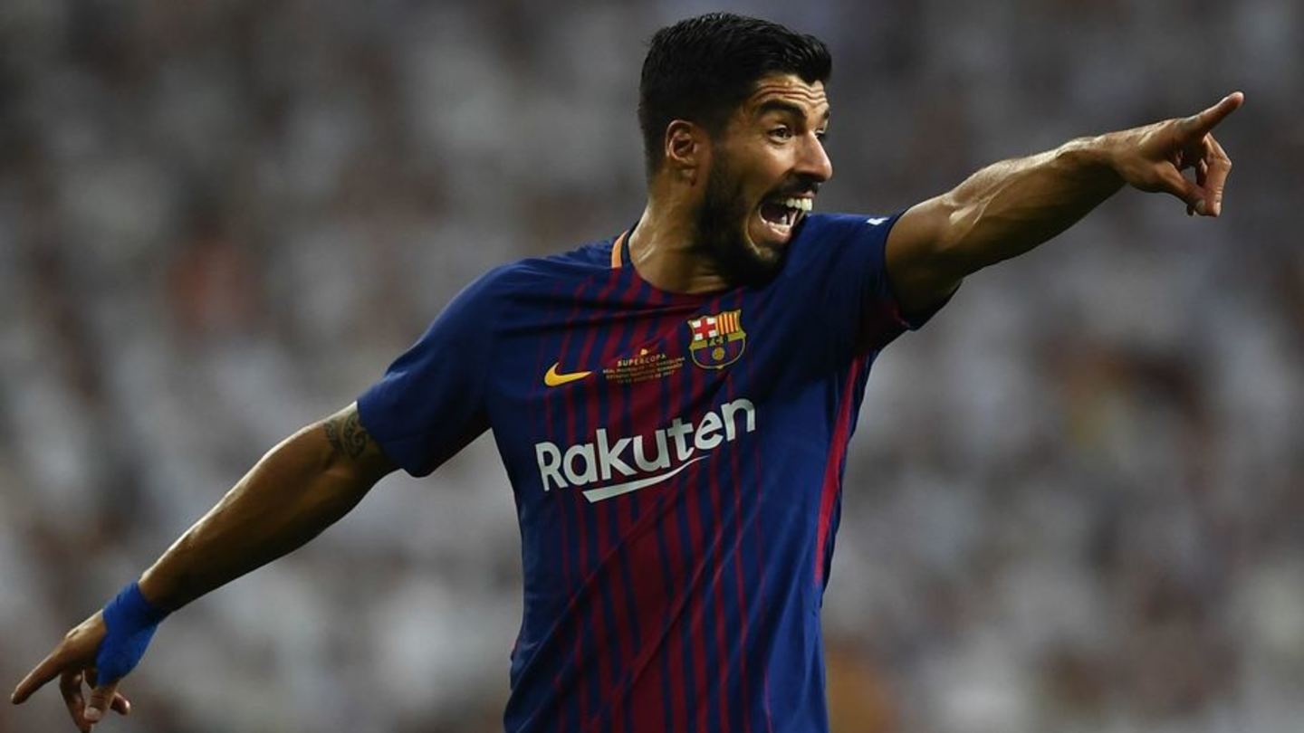 Luis Suarez: Barcelona star out four weeks with knee injury - Sports ...