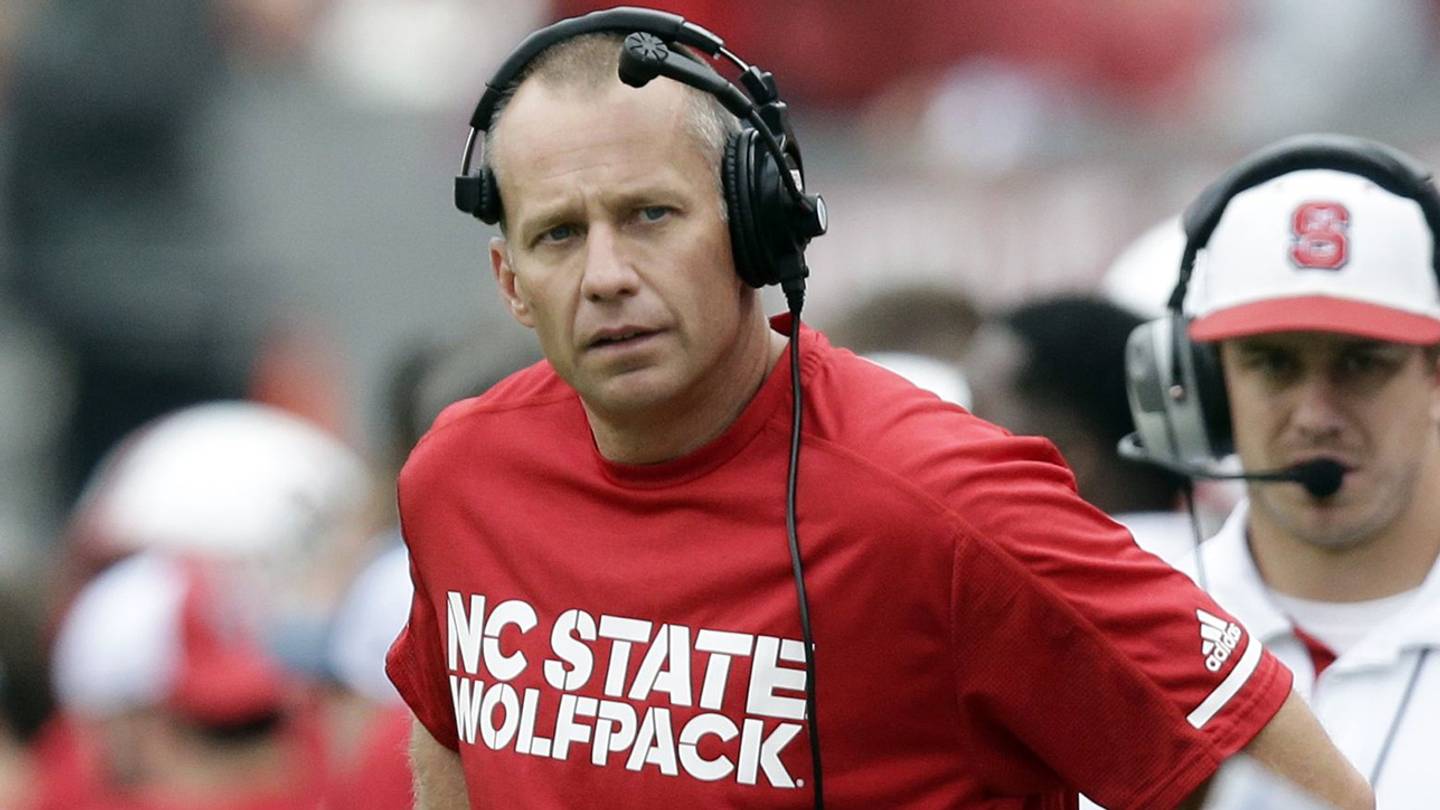 NC State’s Dave Doeren Reacts to UNC Quarterback Drake Maye’s Comments ...