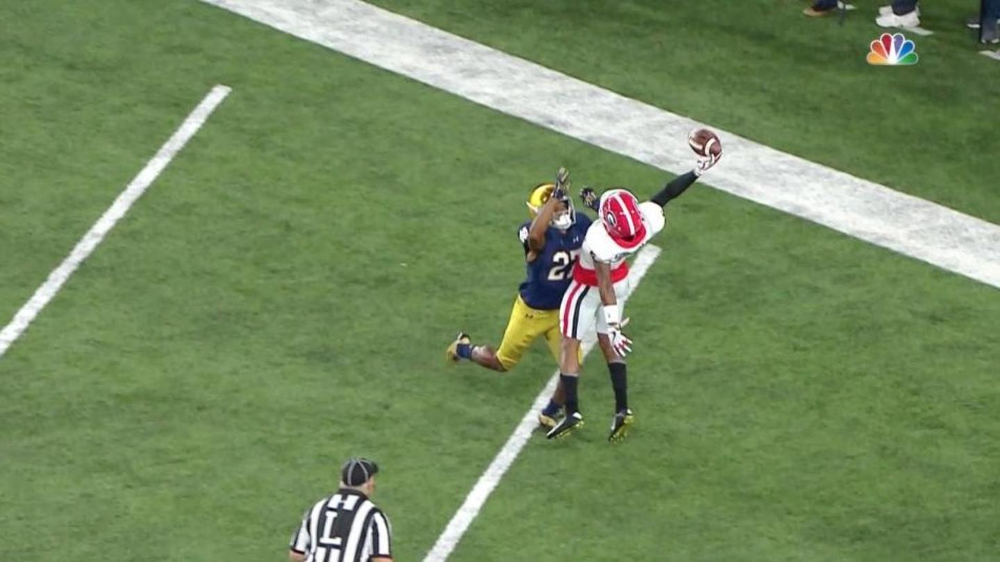 Terry Godwin makes stunning TD catch for Georgia (video) - Sports ...