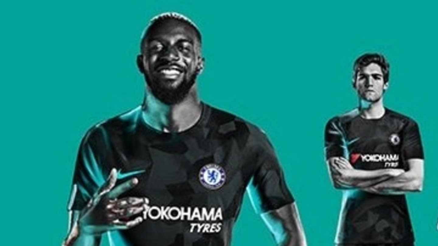 Chelsea third kit: Premier League champs reveal last '17-18 jersey ...