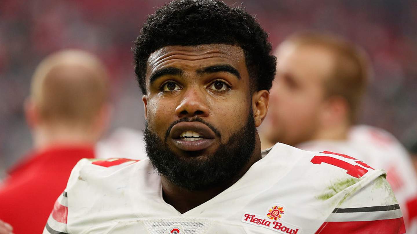 Ezekiel Elliott: Ohio State RB wears crop top to NFL draft - Sports ...