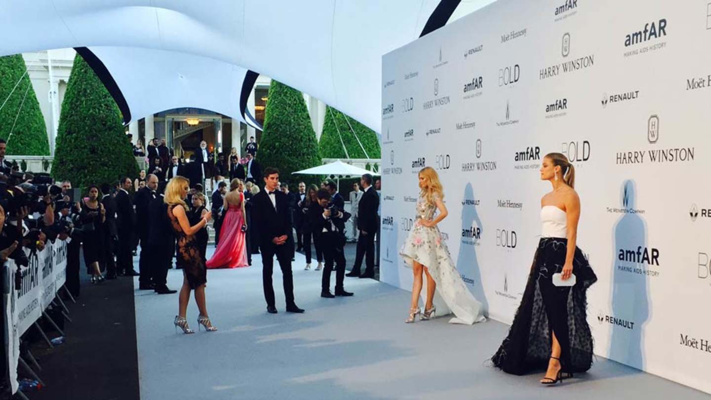 Behind the Scenes with NIna Agdal at Cannes - Sports Illustrated