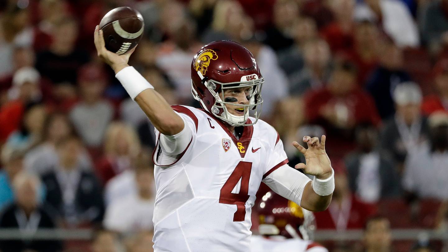 USC promotes QB Sam Darnold to starter over Max Browne - Sports Illustrated