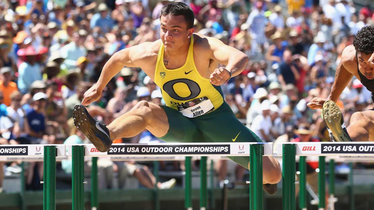 Oregon WR Devon Allen to make track return this weekend - Sports ...