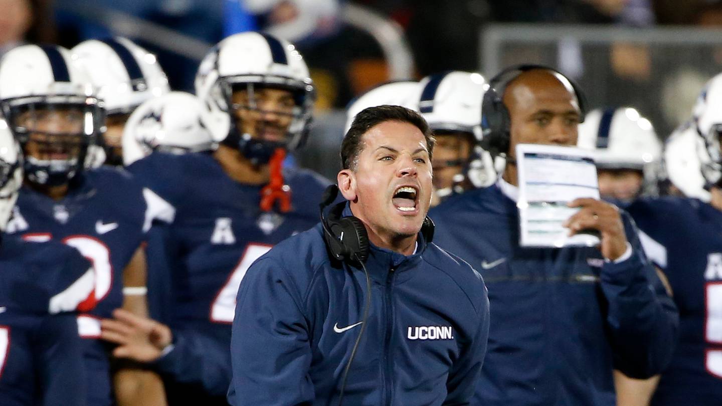 UConn fires football coach Diaco after 3-9 third season - Sports ...