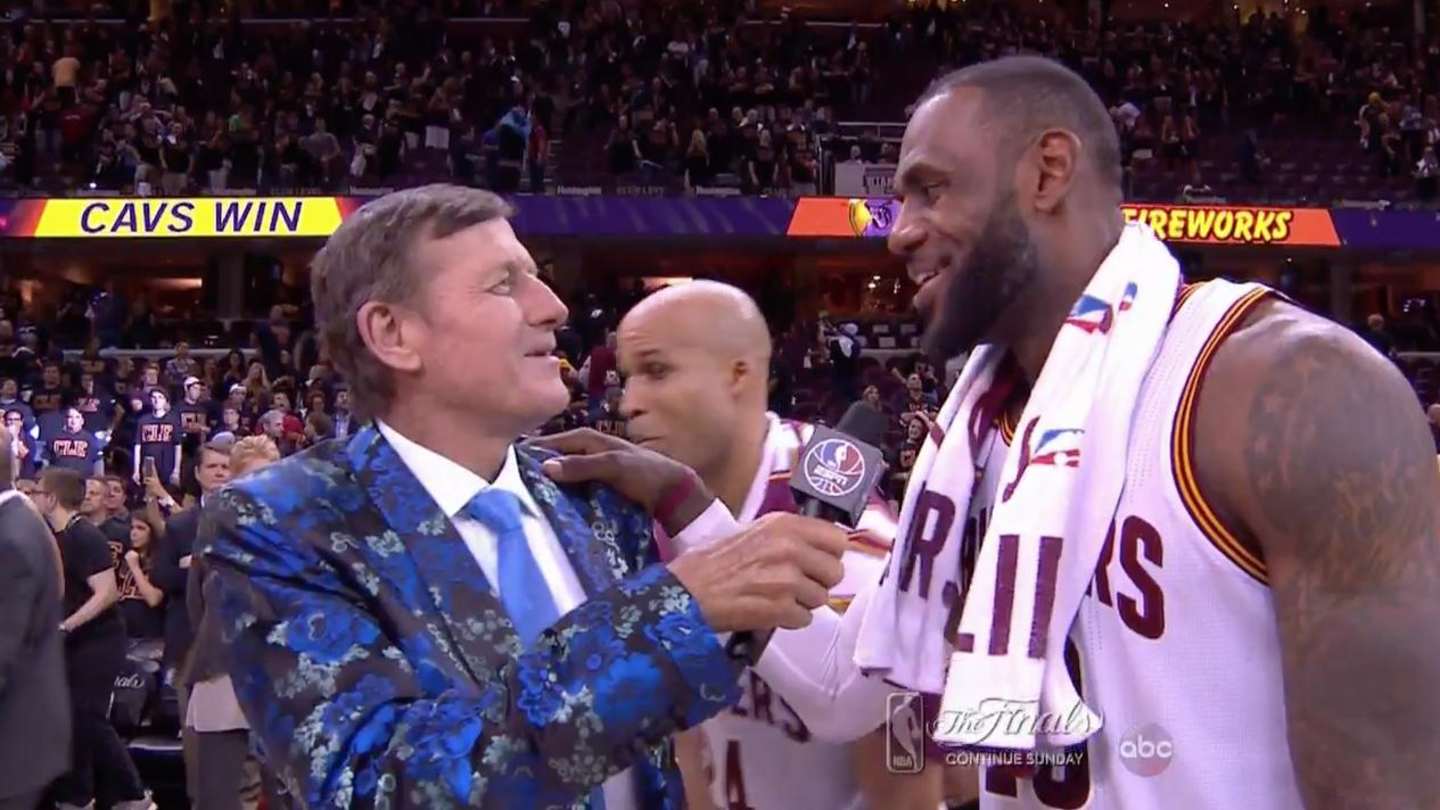 LeBron James salutes Craig Sager in postgame interview - Sports Illustrated