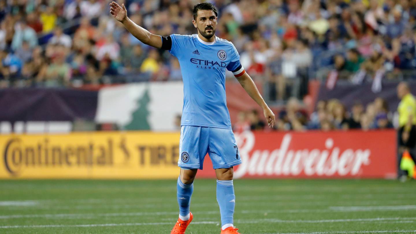 David Villa: MLS won't ban NYCFC star for kick at Armando Cooper ...