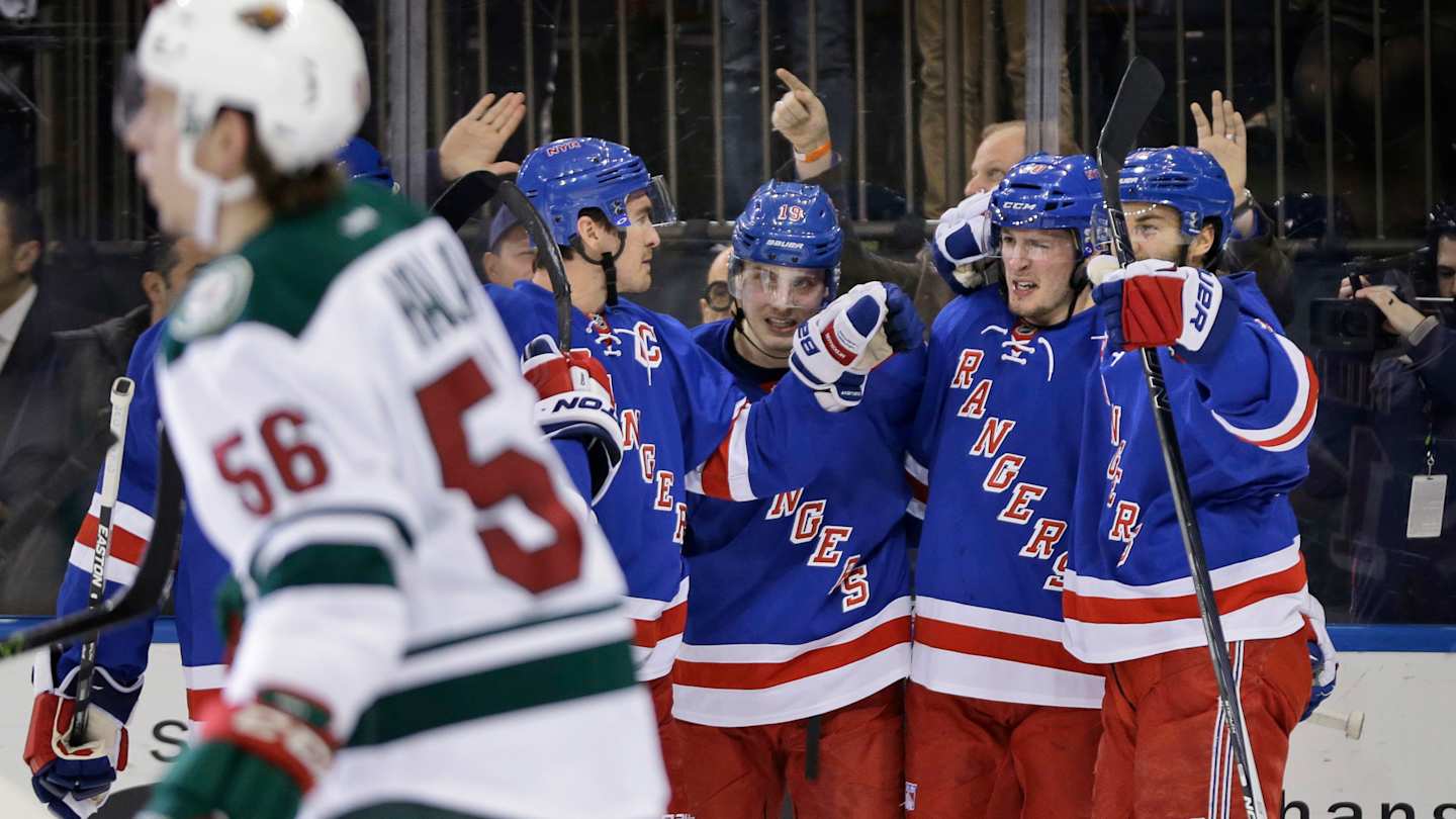 Brassard scores winner in 3rd, Rangers rally past Wild 4-2 - Sports ...
