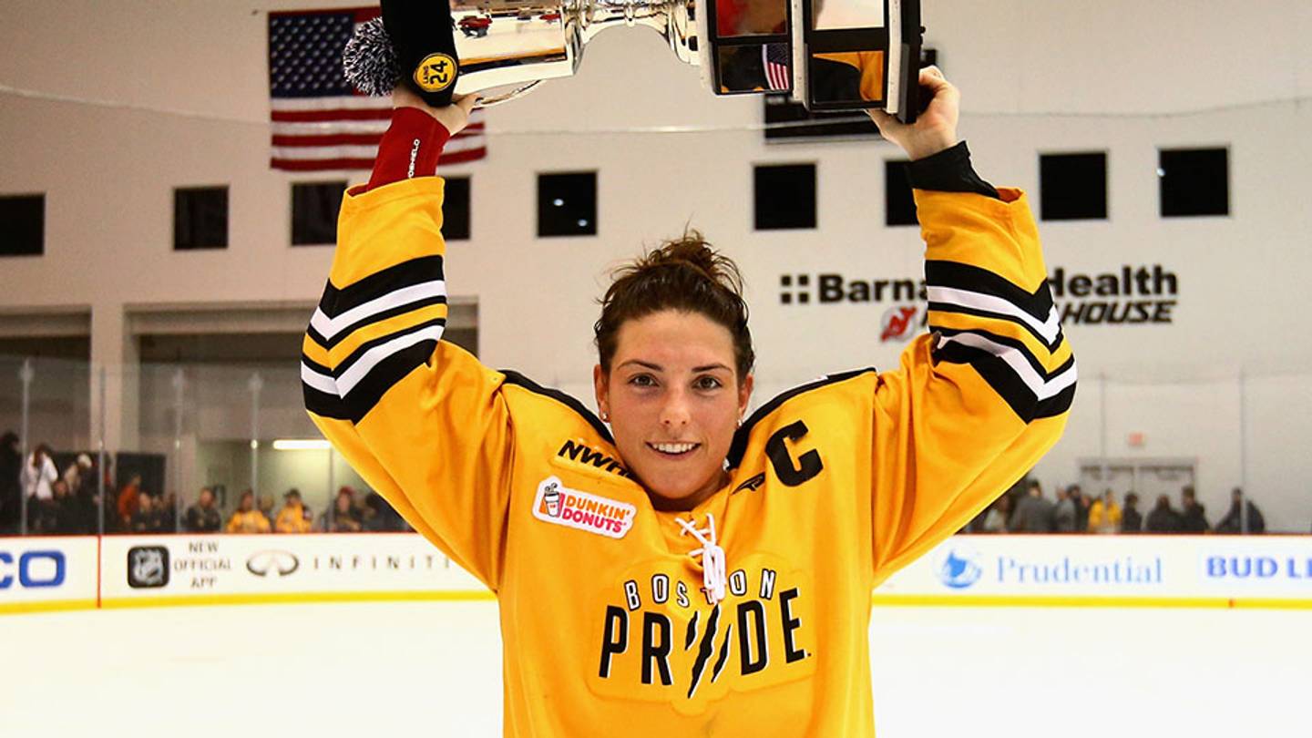 Boston Pride forward Hilary Knight loving life as an NWHL player ...