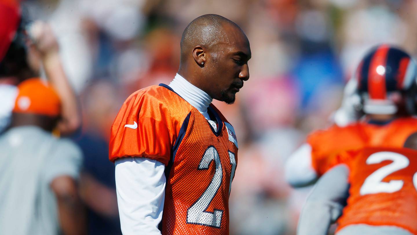 Broncos cornerback Aqib Talib makes training camp debut - Sports ...