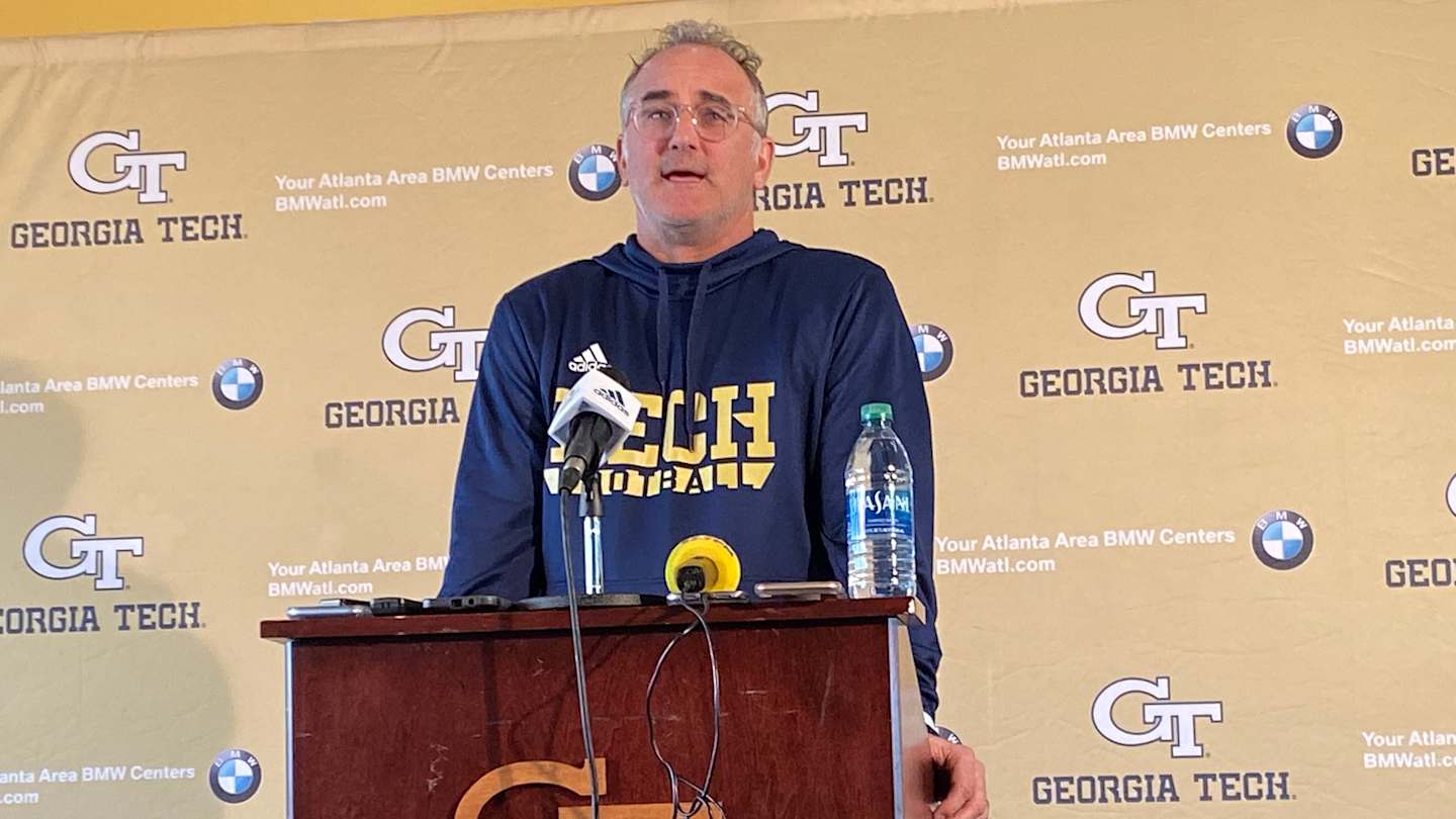 Georgia Tech Defensive Coordinator Dave Patenaude Discusses James ...