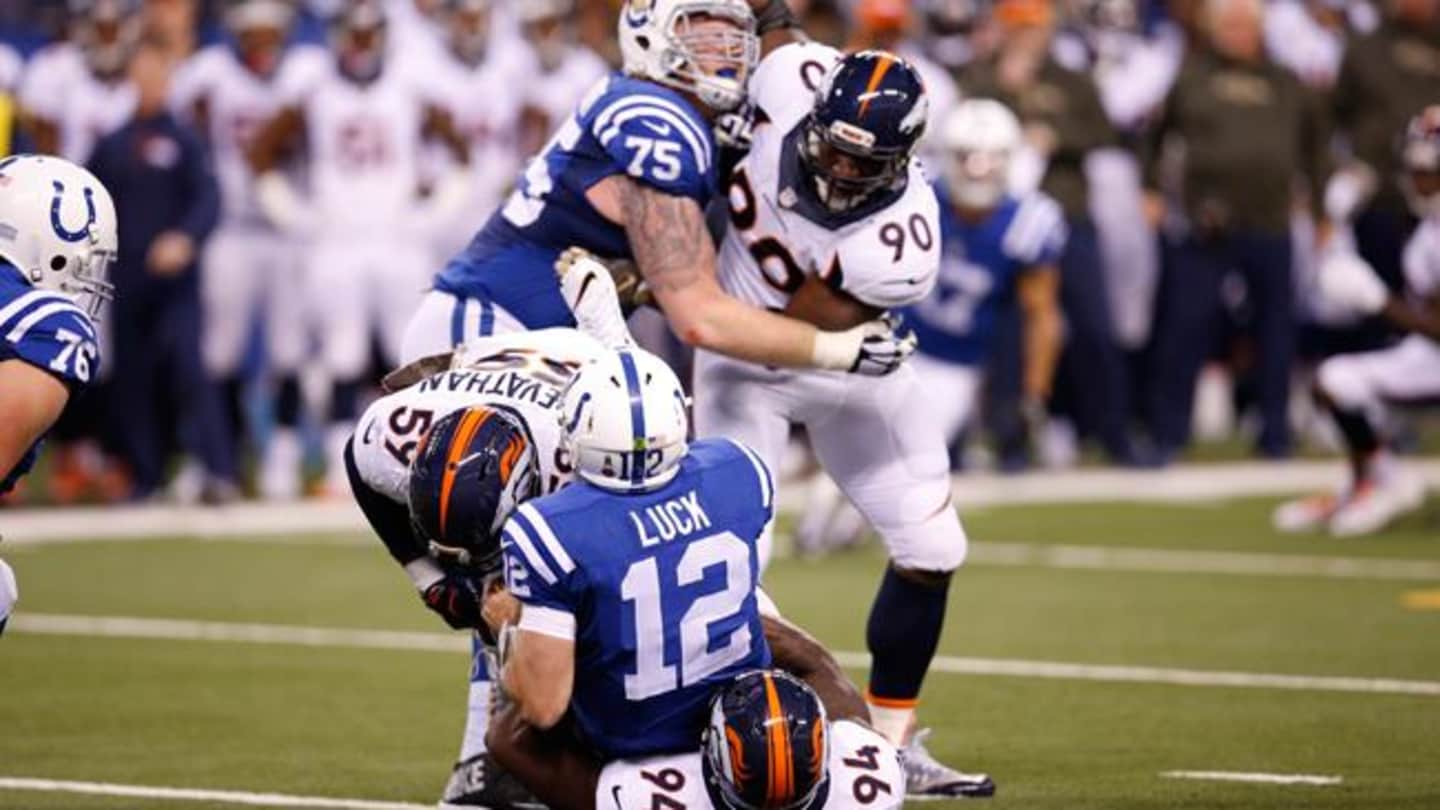 Andrew Luck vs. the Broncos: All Twisted Up - Sports Illustrated