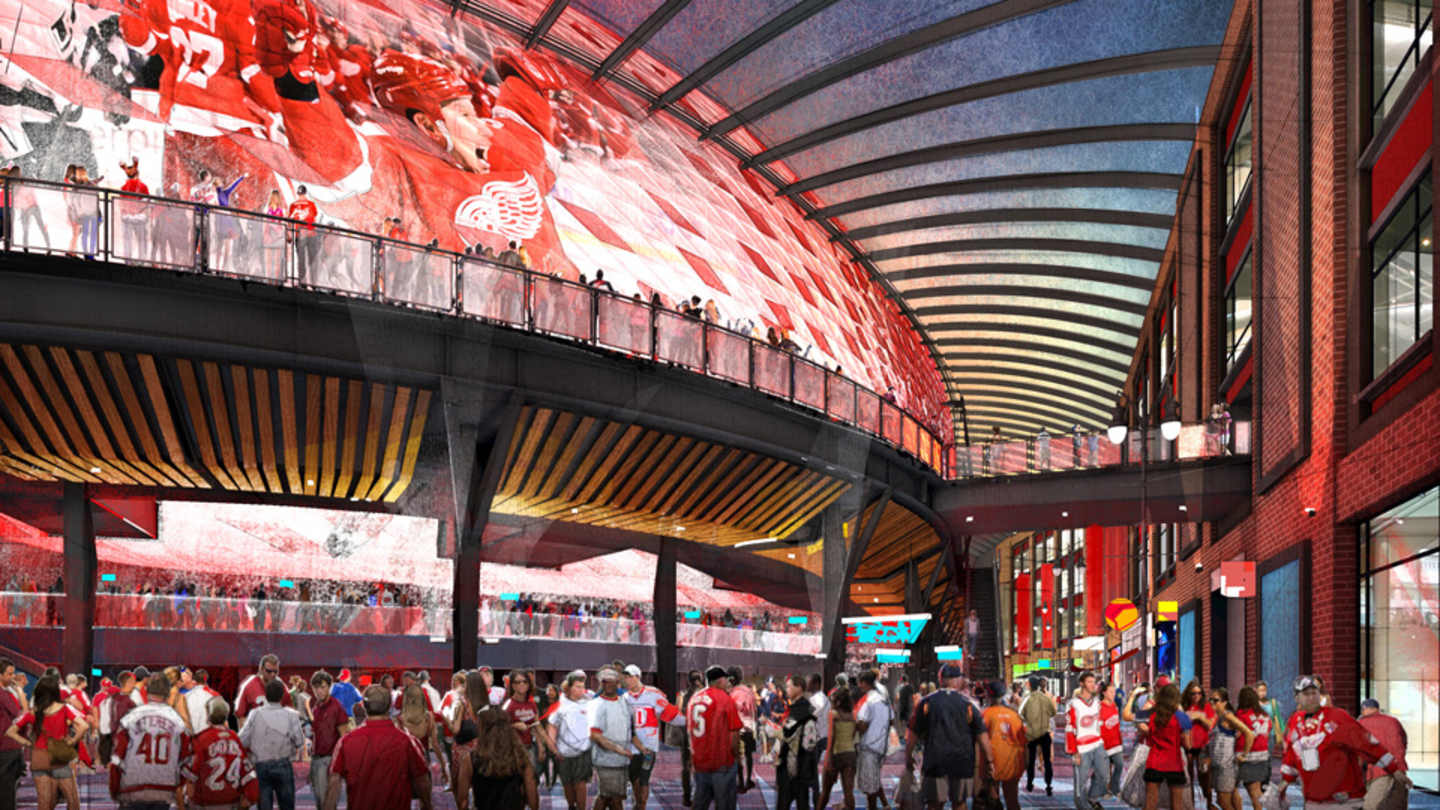 Inside look at Red Wings new Little Caesar’s Arena - Sports Illustrated