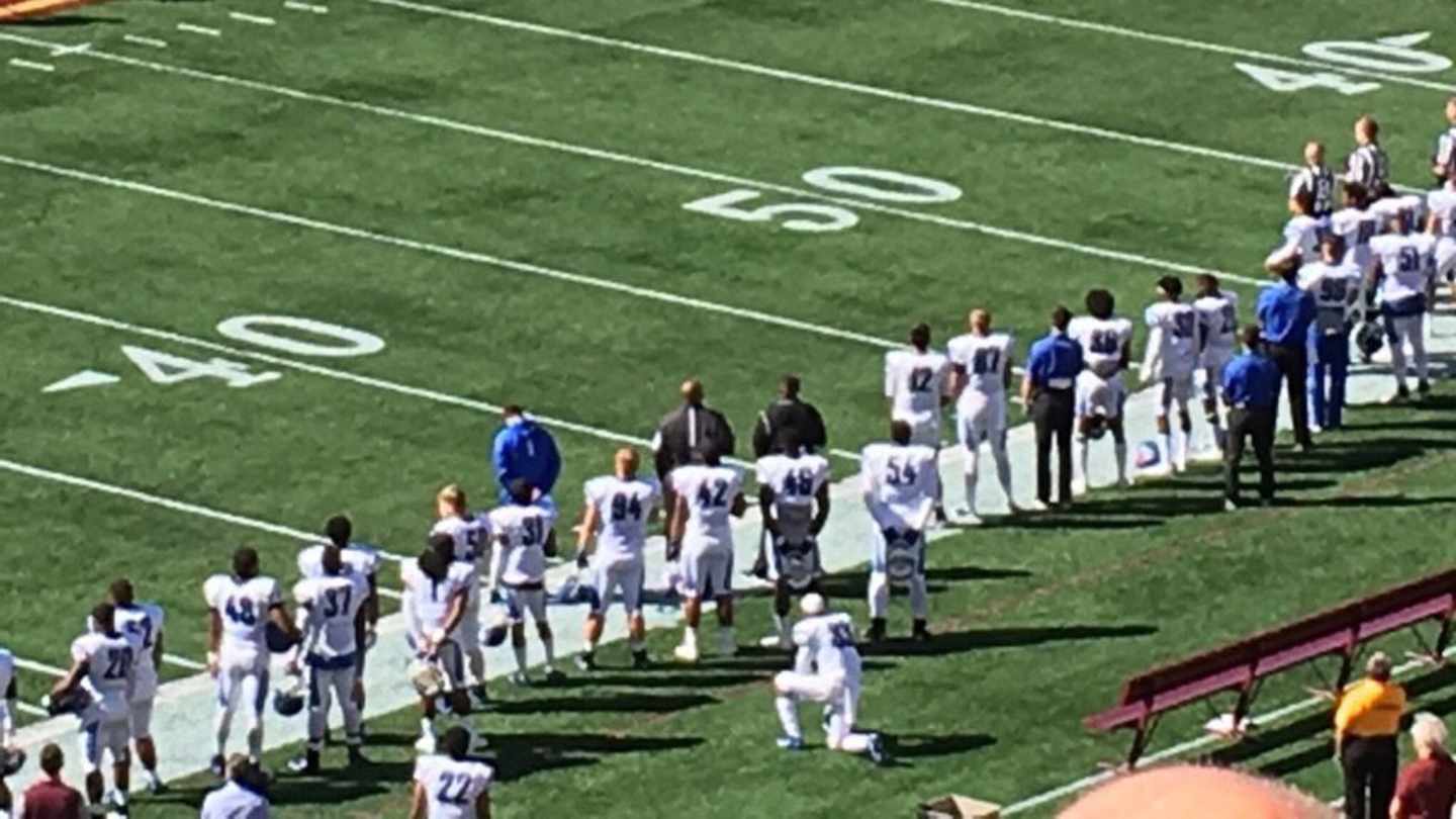 National anthem protest: Indiana State player kneels - Sports Illustrated