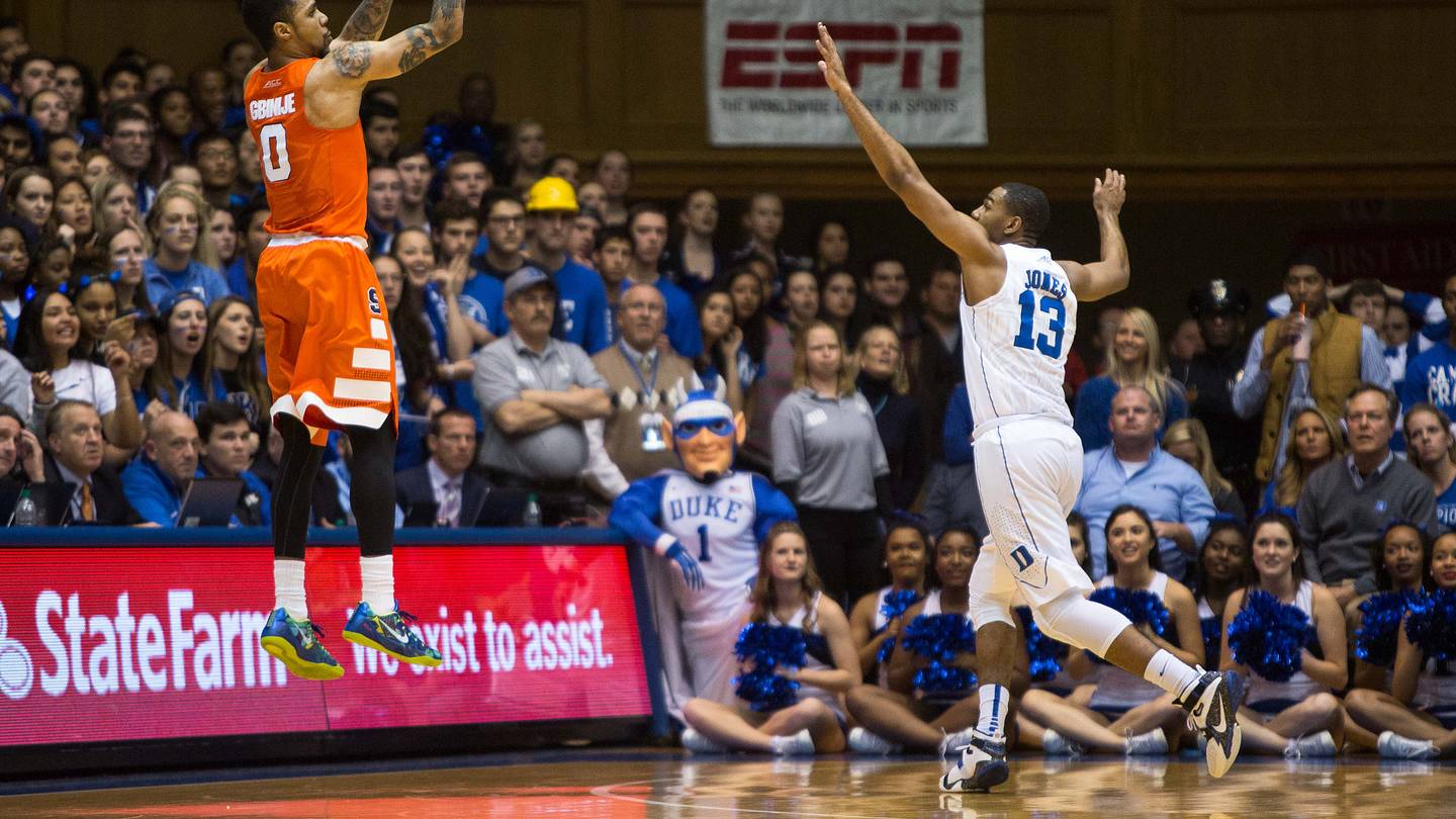 Roberson leads Syracuse past No. 20 Duke 64-62 - Sports Illustrated
