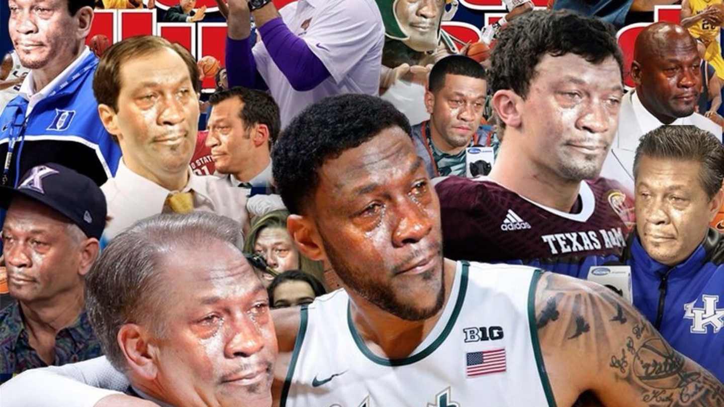 A Photoshop wizard made us a ‘Crying Jordan’ March Sadness cover ...
