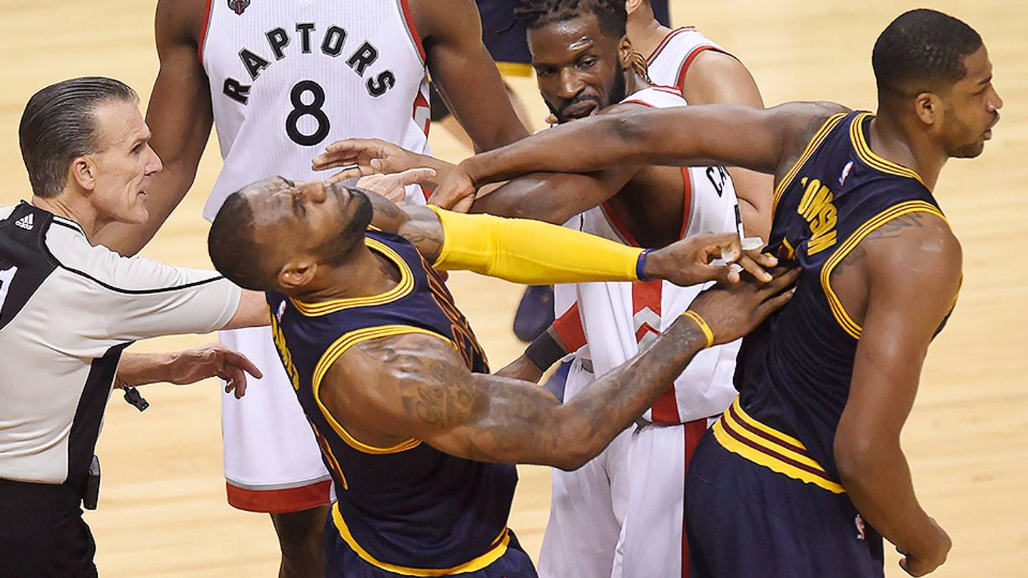NBA playoffs: LeBron James flops in Cavaliers-Raptors - Sports Illustrated