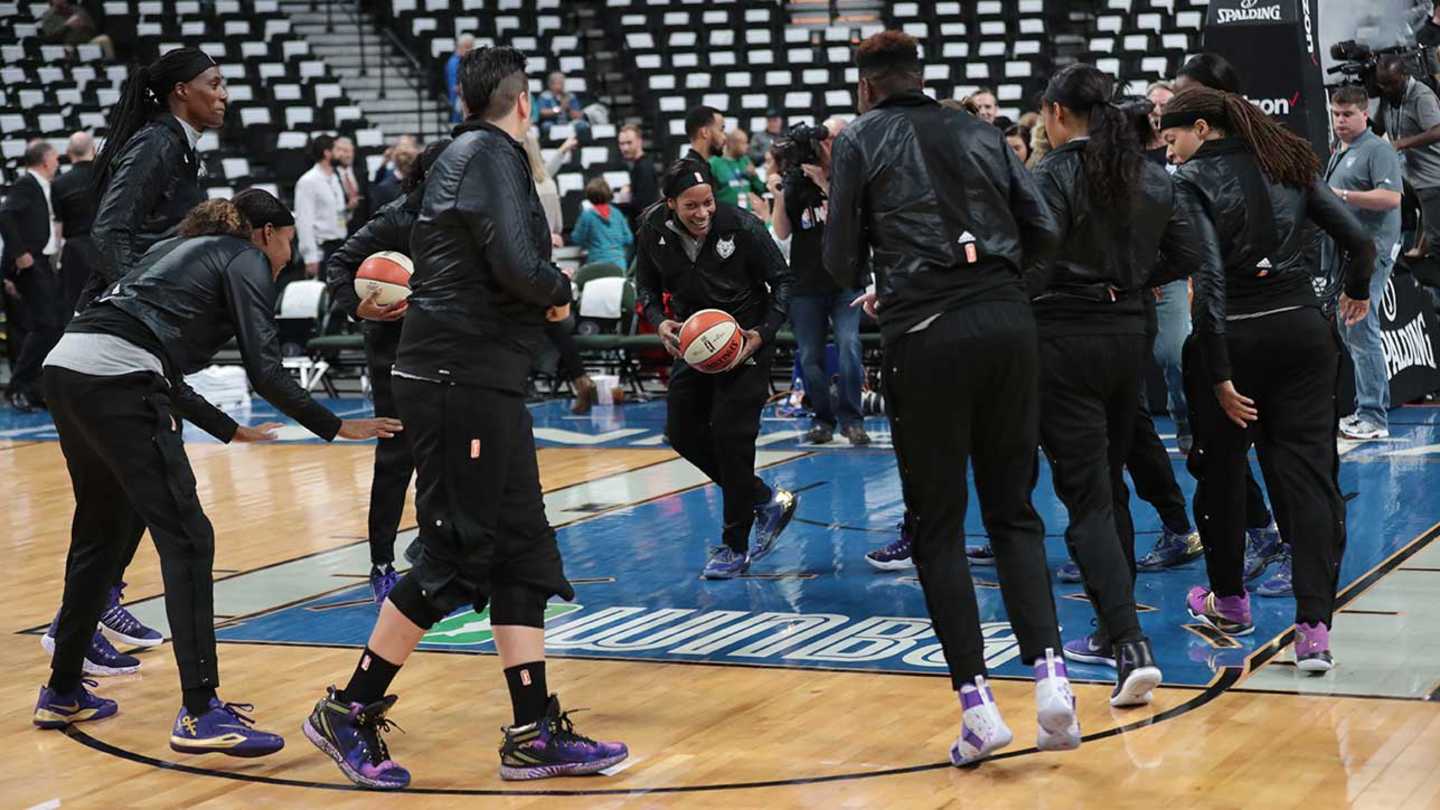 WNBA players wear warmups to honor shooting victims - Sports Illustrated