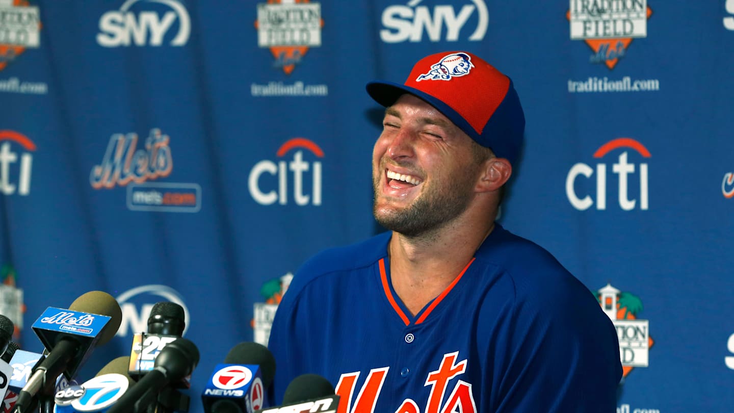 Tim Tebow jerseys on sale on his 1st day of Mets camp - Sports Illustrated