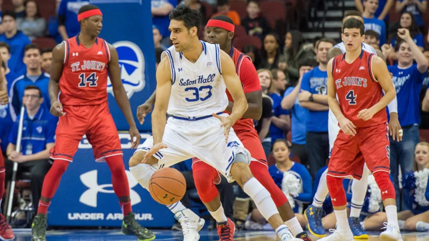 Players exchange words at the end of St. John’s vs. Seton Hall - Sports ...