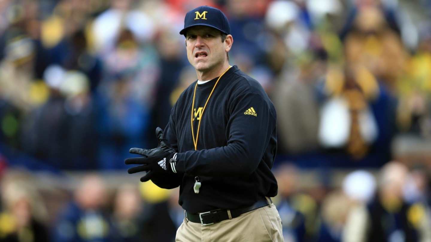 Michigan’s Jim Harbaugh visits a high school class - Sports Illustrated