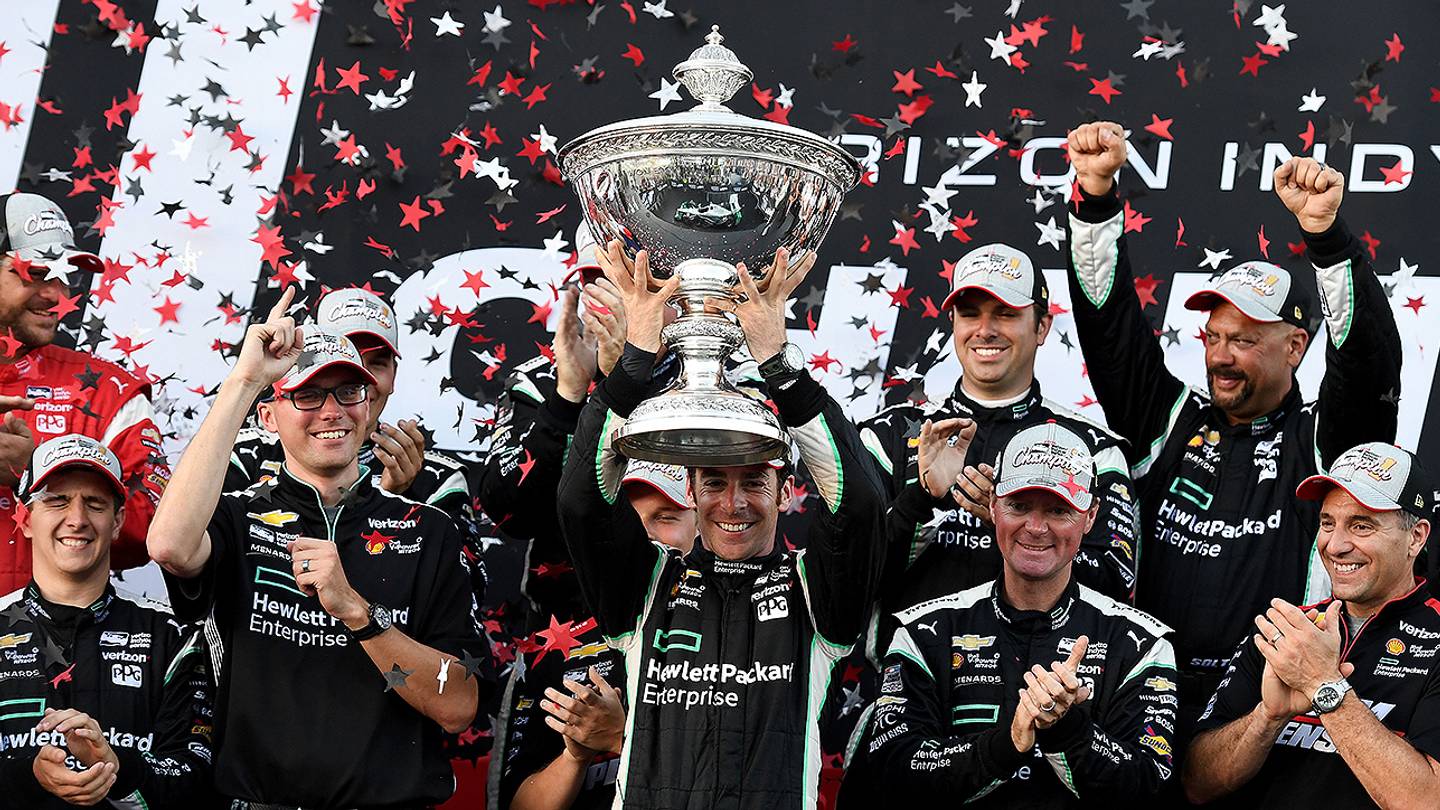 Simon Pagenaud wins 1st IndyCar title in banner Penske year - Sports ...