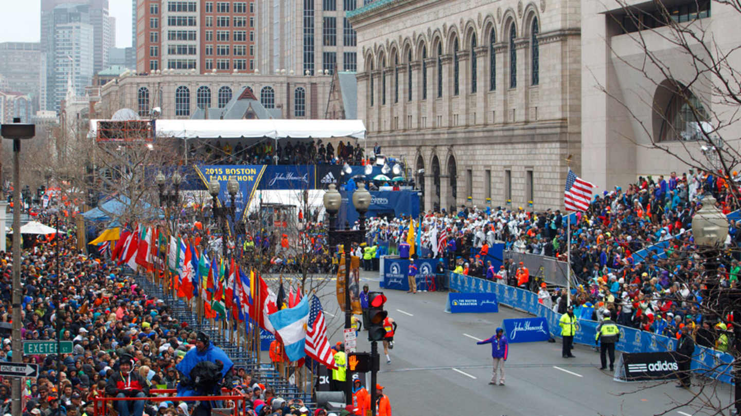 Boston Marathon street banners set for race weekend - Sports Illustrated