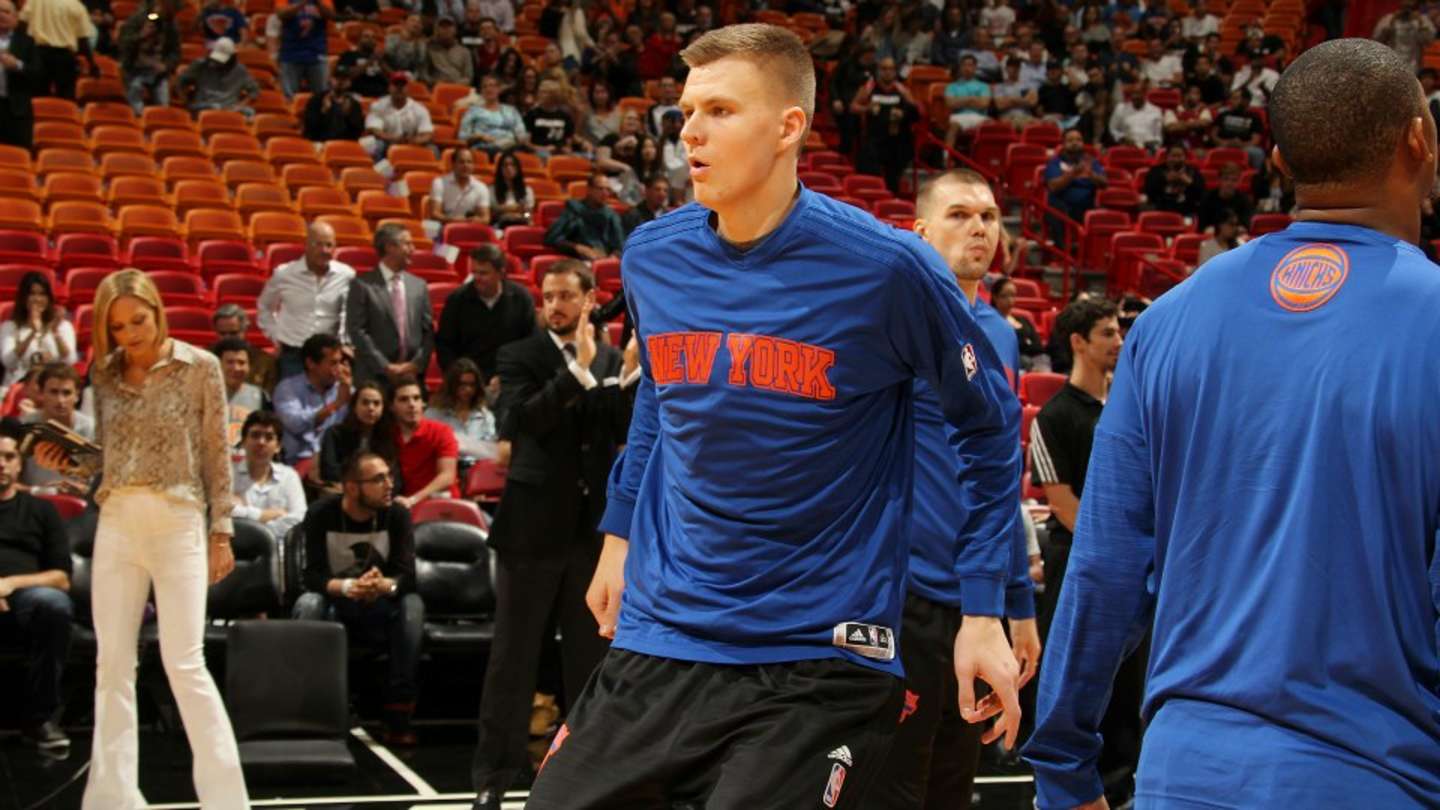 New York Knicks’ Kristaps Porzingis, crying draft kid are friends ...