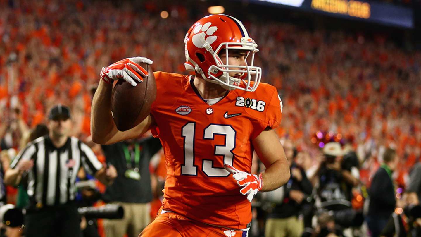 Hunter Renfrow: Clemson walk-on WR stars in national championship ...