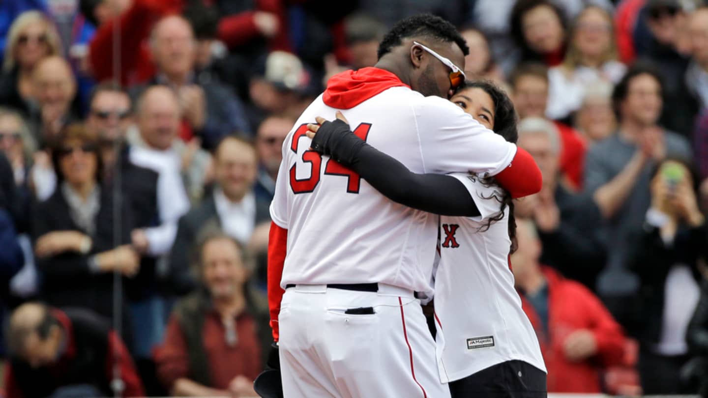David Ortiz's daughter sings national anthem at Fenway (video) - Sports ...