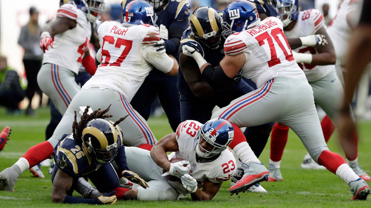 NFL midseason questions: Can the Giants find a running game? - Sports ...