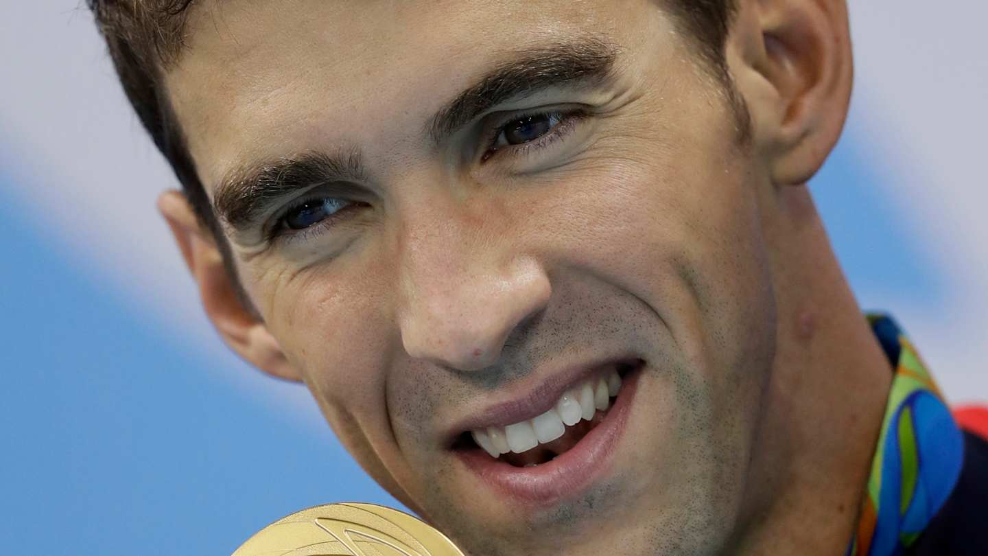 Michael Phelps put a name to his famous Phelpsface: Future - Sports ...