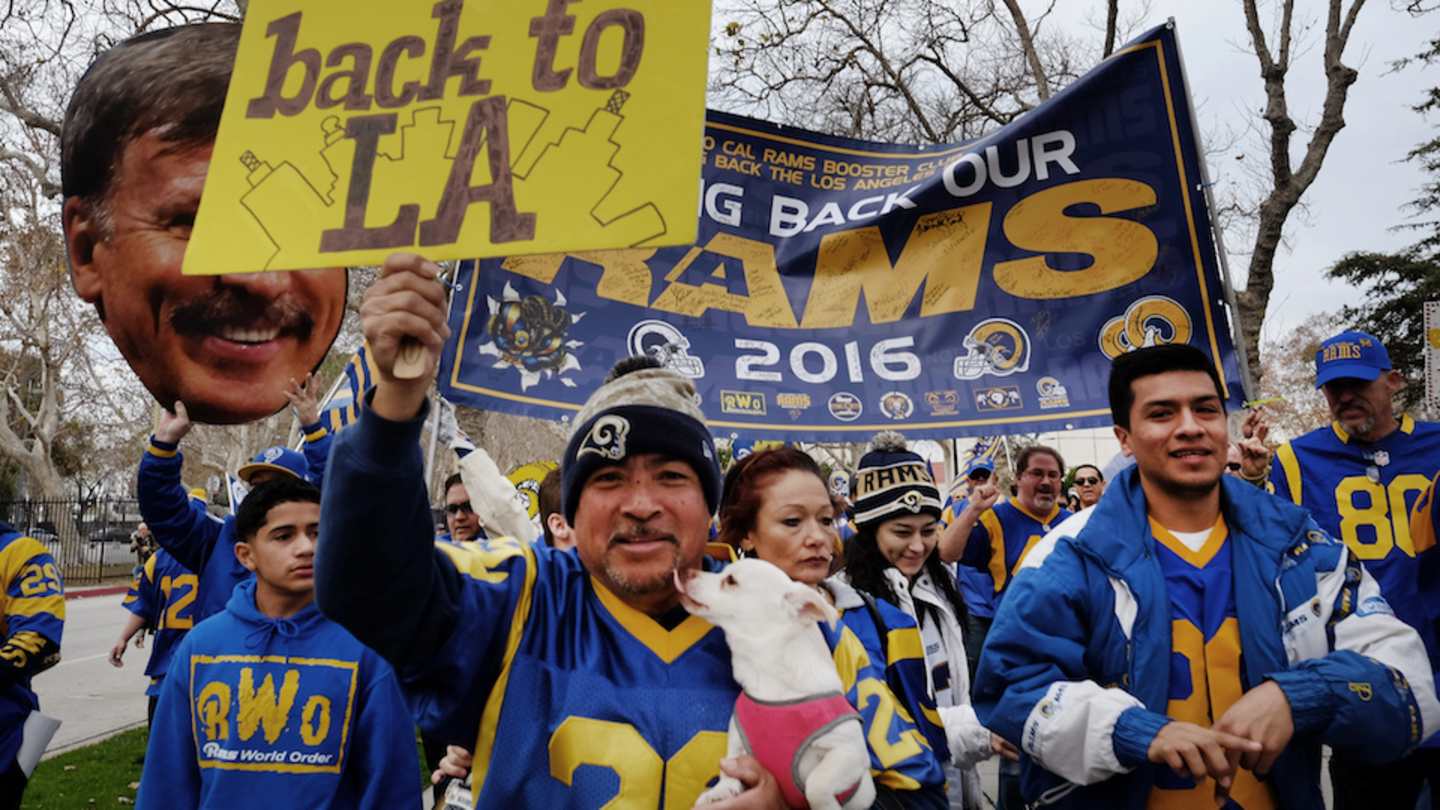 Rams will move to L.A., Chargers have option to join - Sports Illustrated