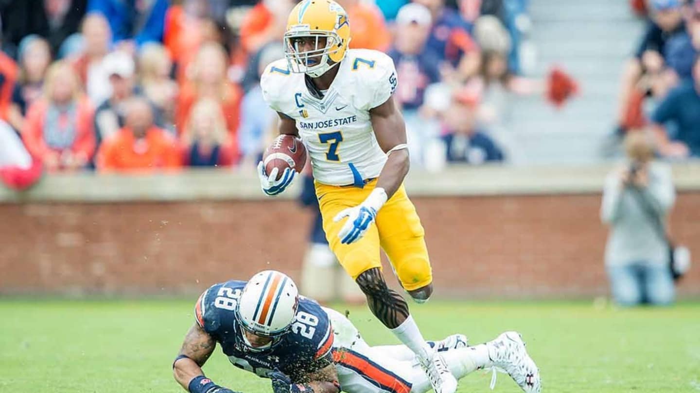 San Jose State RB Tyler Ervin second in nation in rushing - Sports ...